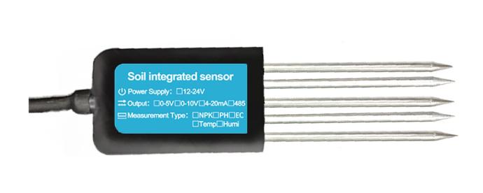 7 in 1 Soil Integrated Sensor EC PH NPK Moisture Temperature Meter